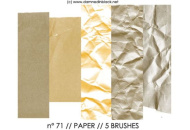 Free Paper Cut Brushes (25 Brushes) - WooBrush