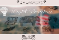 Free Light Rays Brushes (39 Brushes) - WooBrush