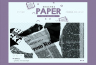 Free Paper Cut Brushes (25 Brushes) - WooBrush