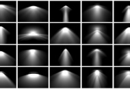 Free Light Rays Brushes (39 Brushes) - WooBrush